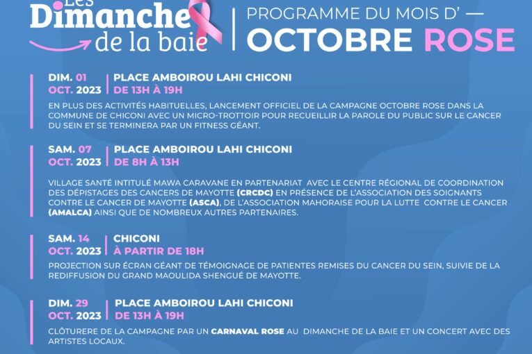 Chiconi : le Dimanche de la Baie, spécial Octobre Rose | L'info KWEZI